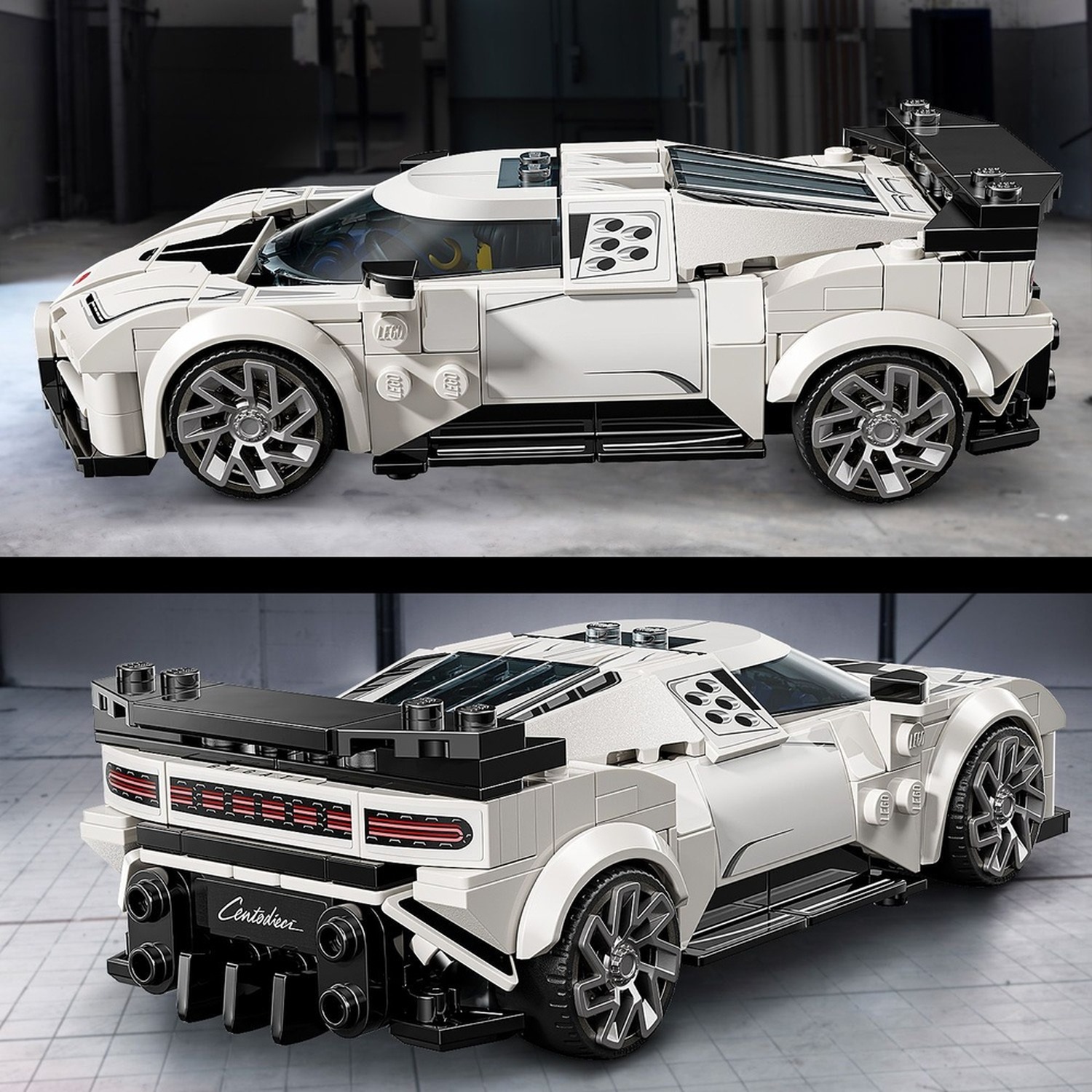 LEGO Speed Champions 77240 Bugatti Centodieci Hyper Sports Car (291 ...