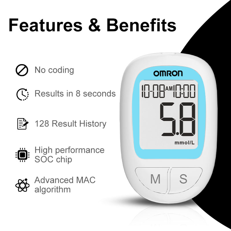 เครื่องตรวจน้ำตาลในเลือด M-503 Blood Glucose Monitor Kit วัดแม่นยำ วัด ...