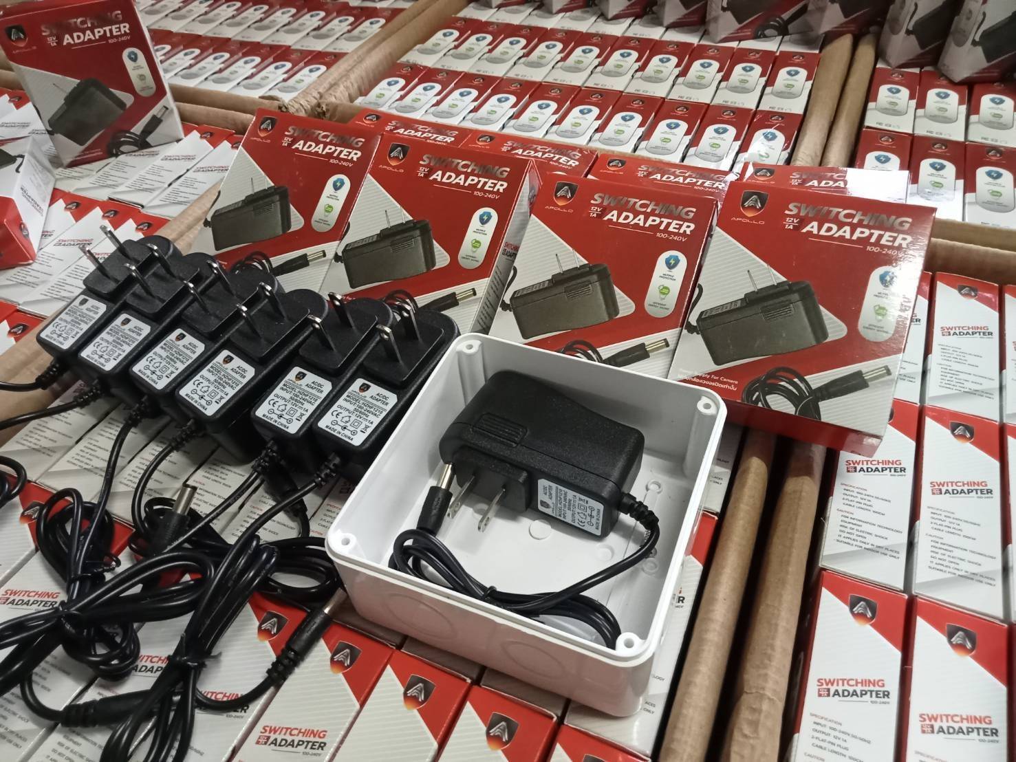 Apollo Adapter อะแดปเตอร์12v1A / 2A หัว5.5 x 2.5mm. สำหรับกล้องวงจรปิด ...