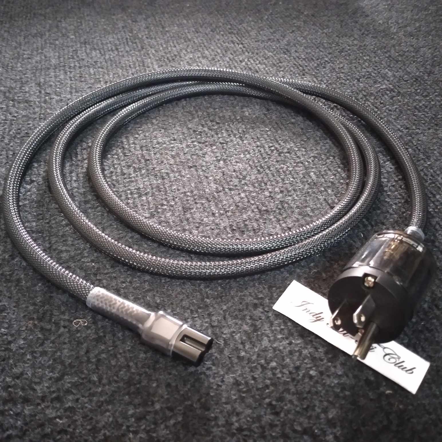 แบบหุ้มตาข่าย สายไฟเยอรมัน ท้าย C7 (เลขแปด) HELUKABEL YSLY -JZ 2.5 ชุบ ...