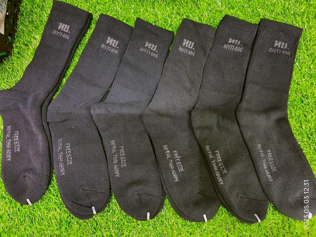 ถุงเท้า ท บ. ถุงเท้า ร ด ถุงเท้าแบบหนา นิ่ม เหมาะกับ ฝึก ทั่วไป ...