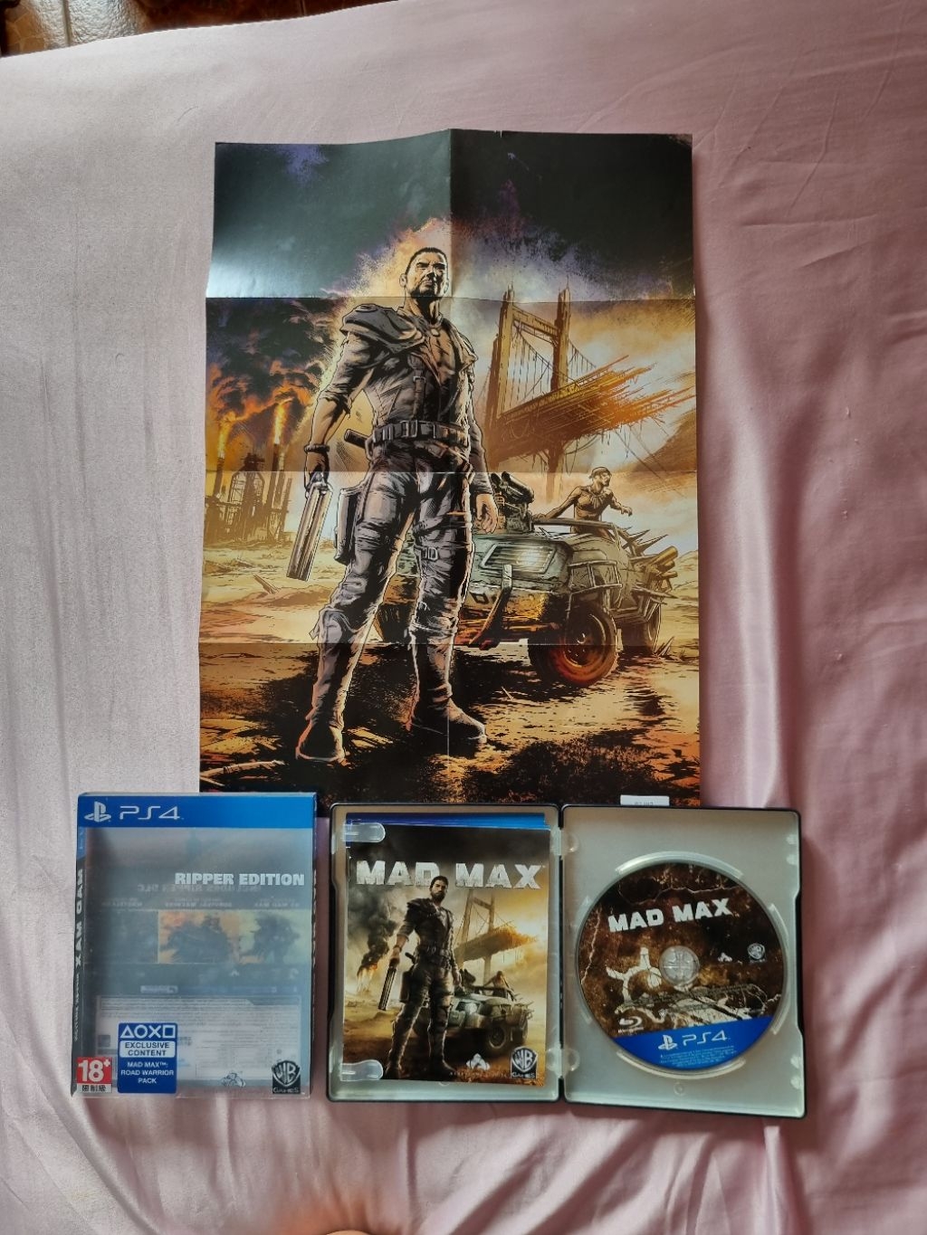 แฝ่นเกม Mad Max กล่องเหล็ก limited edition PS4 มือ2 สภาพดี | Shopee Thailand