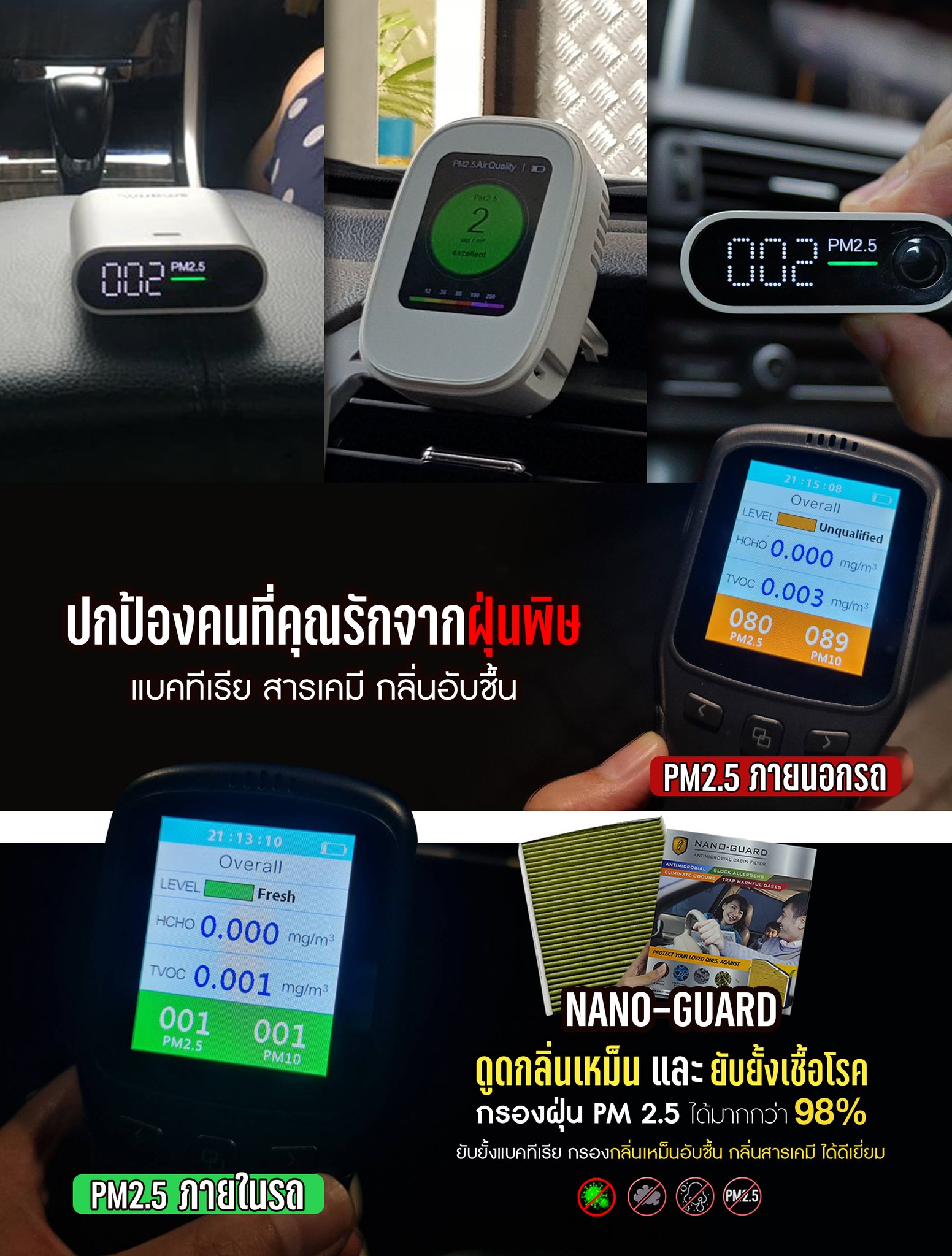 กรองแอร์ ARCTIC รุ่น Nano-Guard สำหรับ Xpeng (เลือกรุ่นด้านใน) | Shopee ...