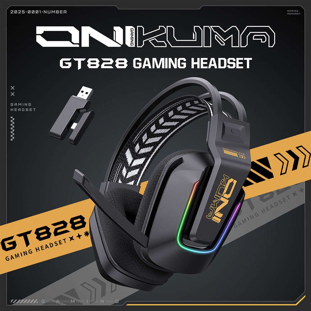 Onikuma GT828 4 Models Wireless Gaming Headset หูฟังเกมมิ่ง เชื่อมต่อ ...