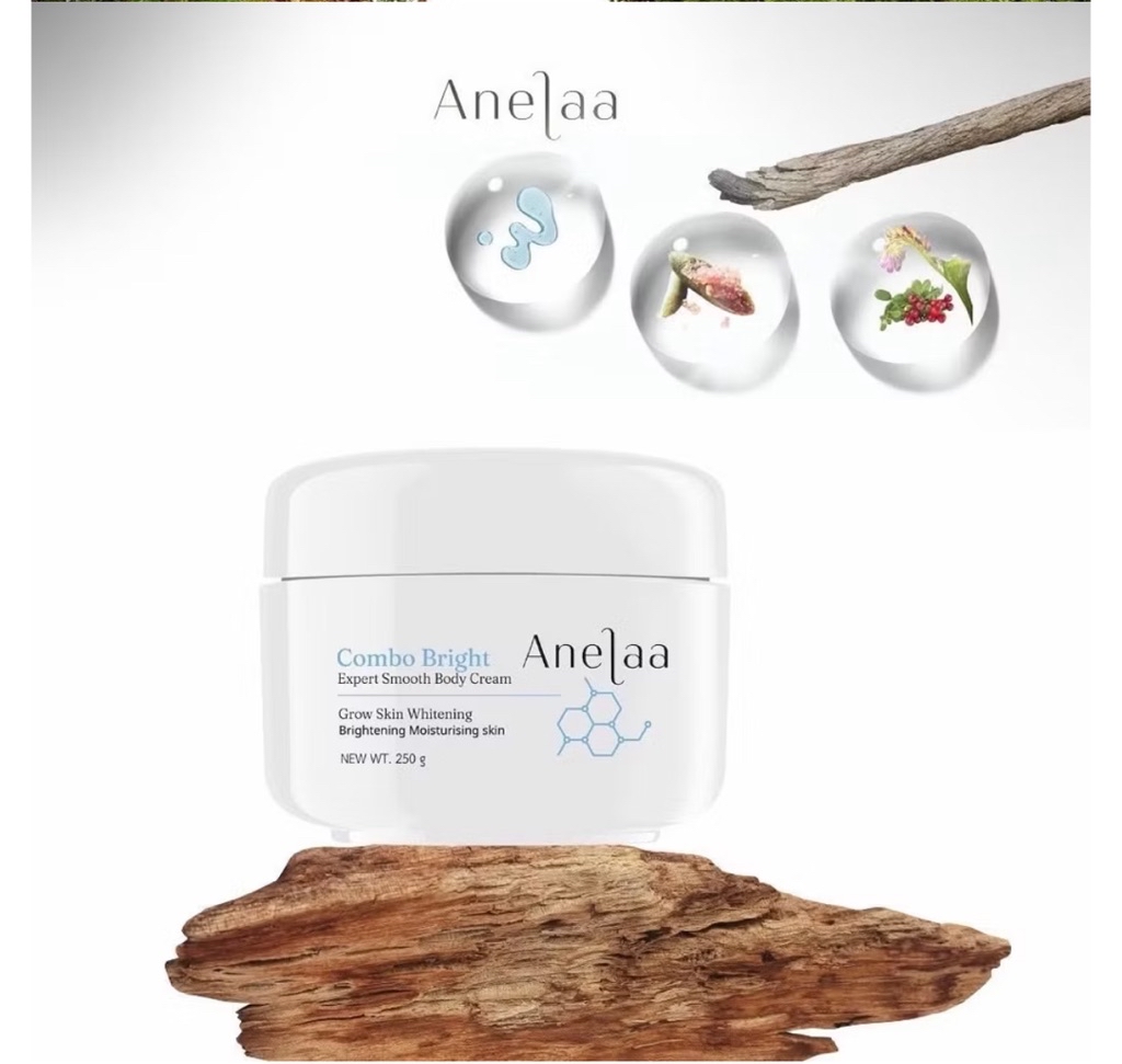 🤍พร้อมส่ง แบ่งขายค้าของแท้ 100% Anelaa Combo Bright Smoot Body Cream ...