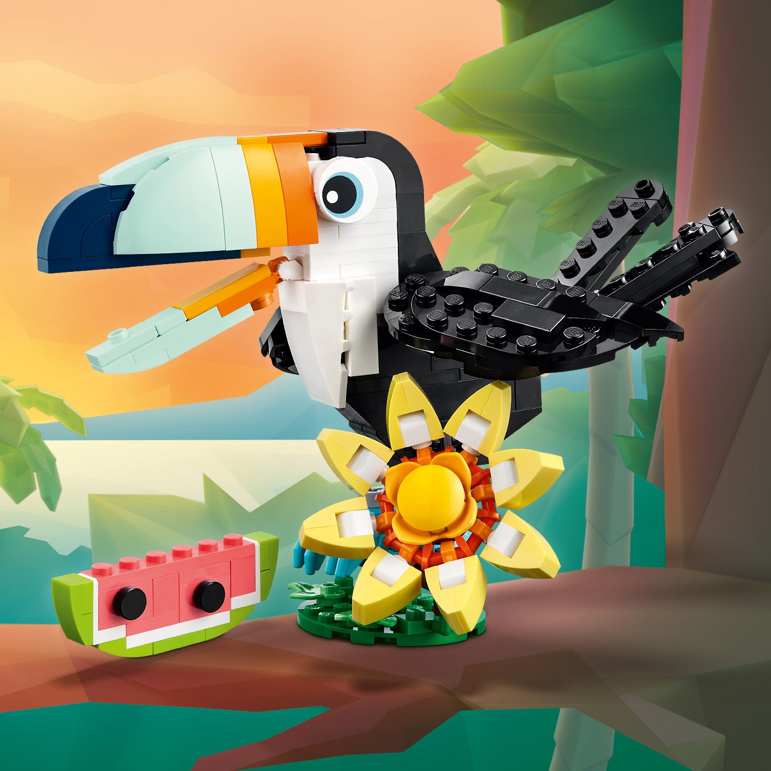 LEGO Creator 3in1 31173 Wild Animals: Tropical Toucan (225 Pieces ...
