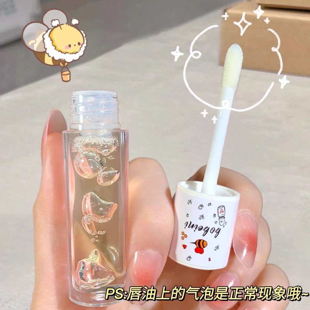 Bobeini ลิปออยล์ เนื้อลิขวิด แบบใส เพิ่มความชุ่มชื้น บำรุงริมฝีปาก ...