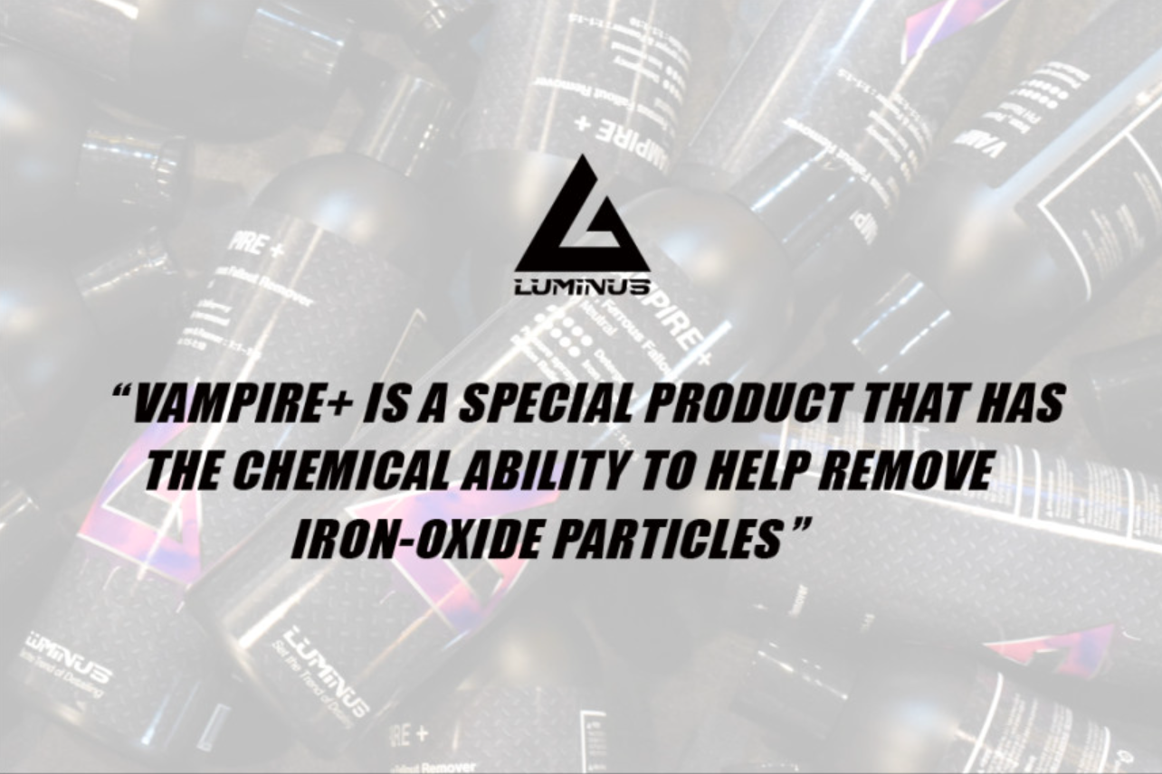 LUMINUS Vampire Plus, Iron Fallout Remover น้ำยาขจัดคราบผงเบรกสนิมและฝุ่นเหล็กเข้มข้น 500ml ...