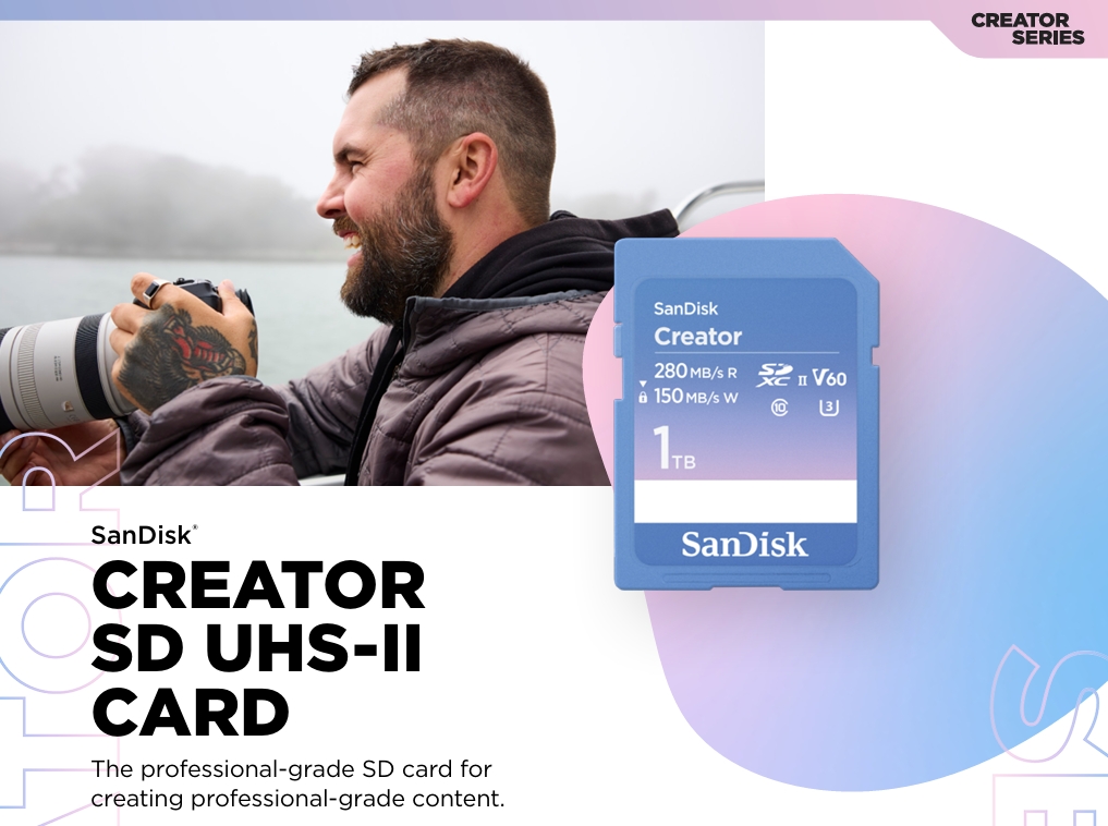 Sandisk Creator SD UHS-II Card 256GB 512GB 1TB (SDSDXEP-xxx-GNCIS ...