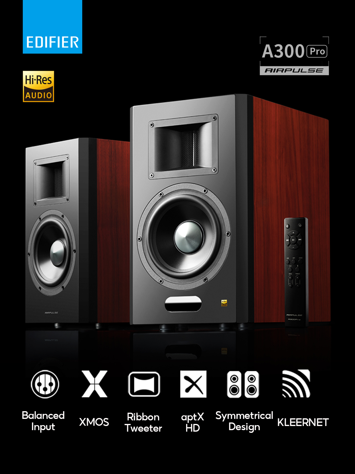 Edifier Airpulse A300 Pro ลำโพง Bluetooth Active V5.0 Hi-Res Audio ...