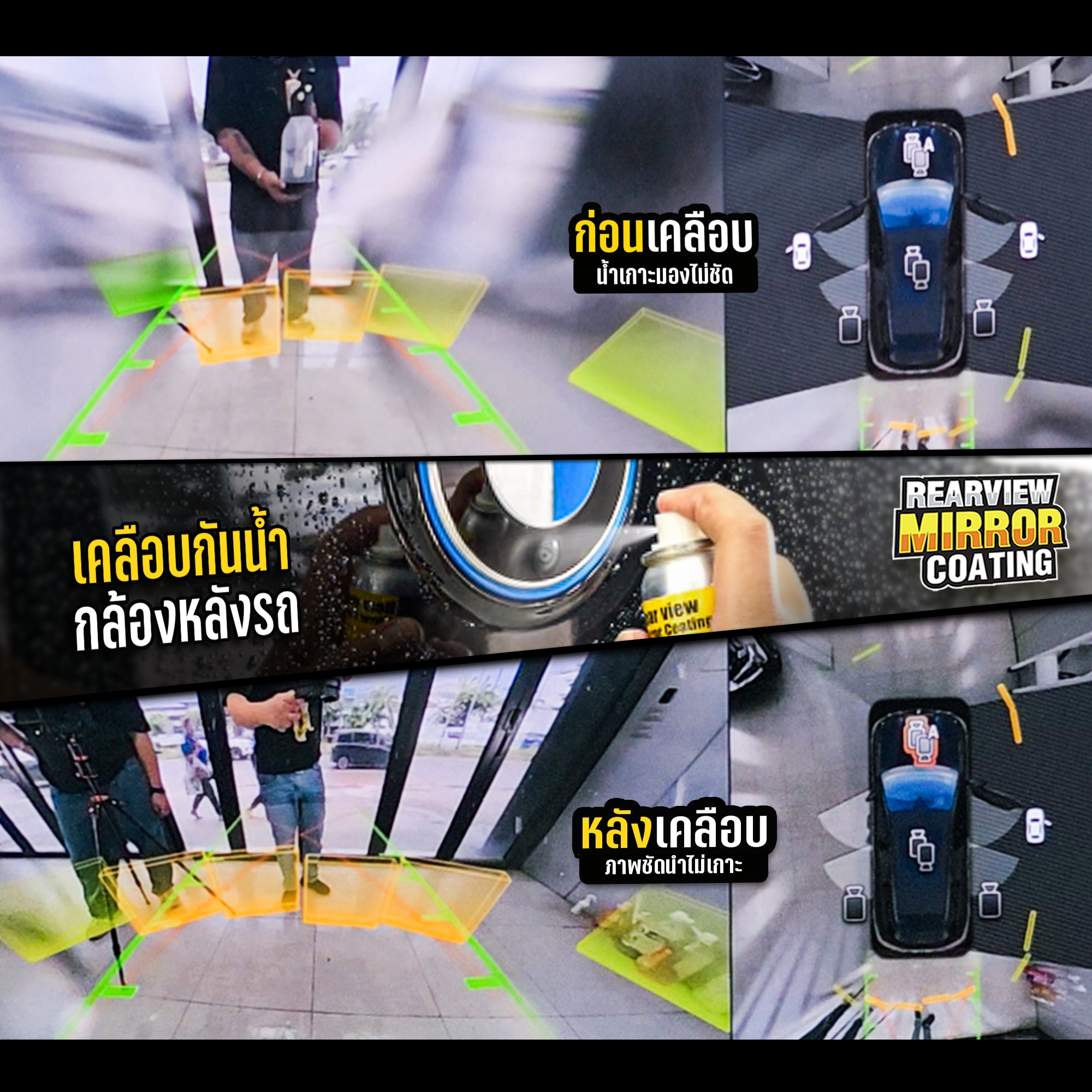 ARCTIC น้ำยาเคลือบกระจก ( สำหรับกระจกมองข้าง+กล้องเซนเซอร์เท่านั้น ...