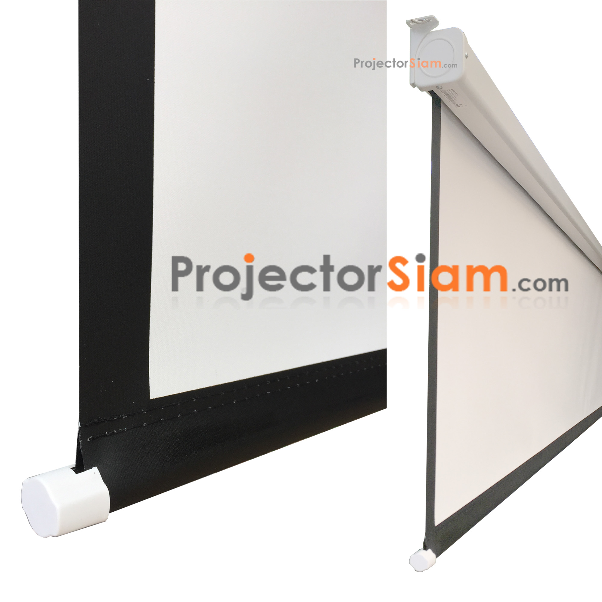 Vertex Wall Screen 150 นิ้ว 16:9 จอโปรเจคเตอร์ รุ่น แขวนมือดึง(74 x 131 ...