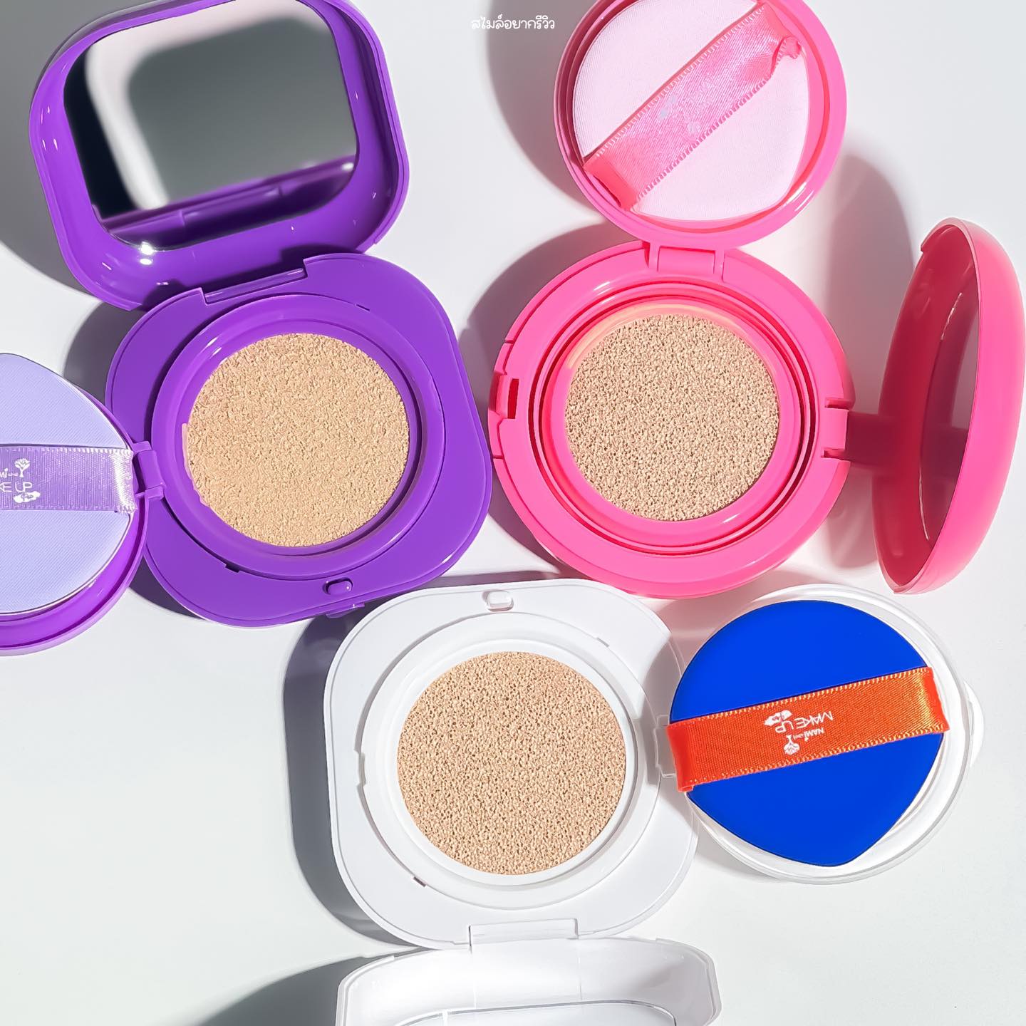 Nami คุชชั่น 3 รุ่น │ Glow Me ม่วง-ผิวฉ่ำวาว │Retouch ชมพู-เบลอรูขุมขน ...