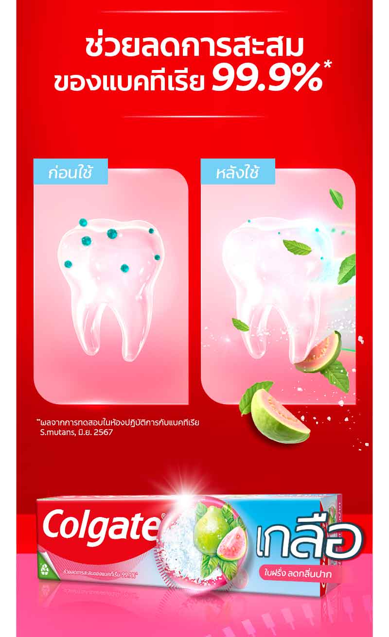 [มี 3 แพ็คให้เลือก] คอลเกต ยาสีฟัน คอลเกต เกลือใบฝรั่ง 150 กรัม Colgate ...
