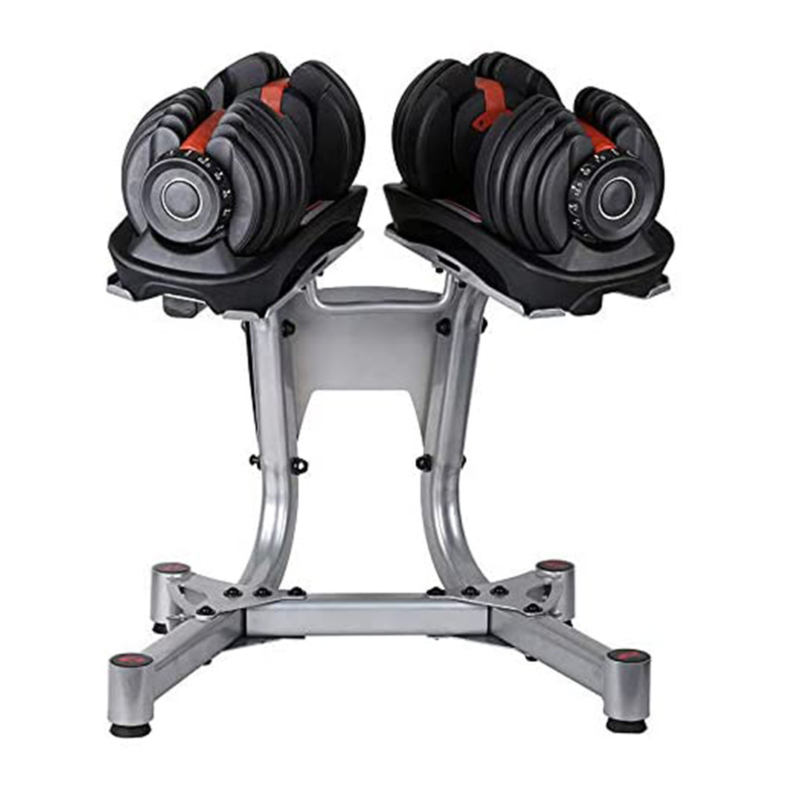ถูกที่สุด Adjustable Dumbbells With Stand Set,330LBS Workout Exercise ...