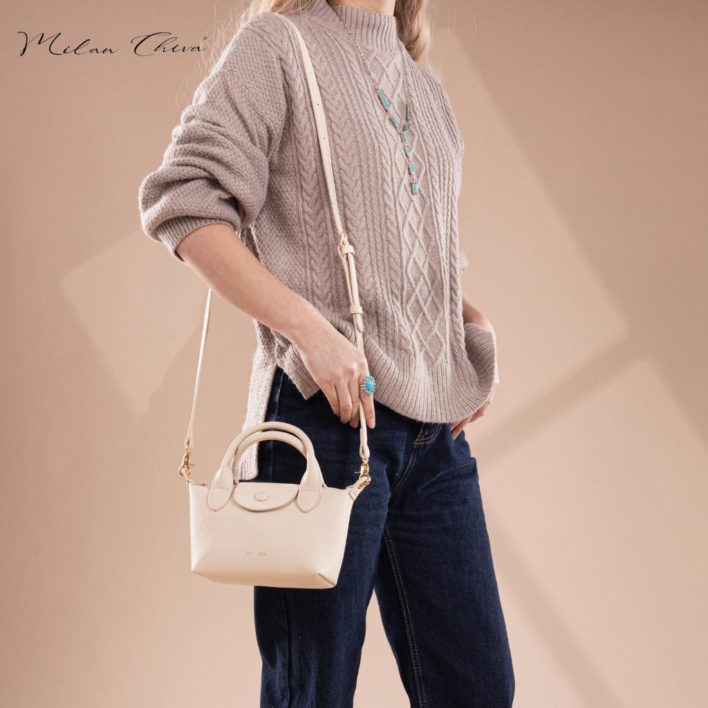 Milan Chiva รุ่น Crossbody Bag กระเป๋าสะพายไหล่ผู้หญิง กระเป๋าผู้หญิง แฟชั่นสไตล์เกาหลี (MC-526 ...