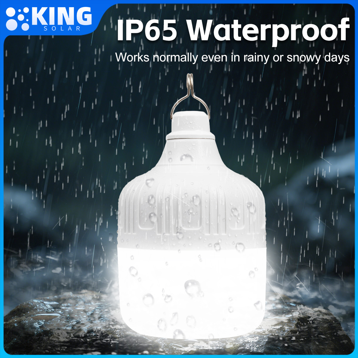 KING ไฟโซล่าเซลล์ หลอดไฟโซลาเซล์ 500W 2000W 80000W Solar Light Bulb ...