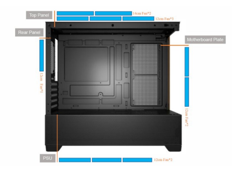 เคสคอมพิวเตอร์-ATX Cooler Master Elite 490 mATX | ใส่การ์ดจอ RTX 50 / หม้อน้ำ 360mm ได้ | Shopee ...