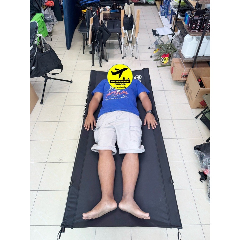 เตียงสนาม K2 SLUMBER COT80 แคมป์ปิ้ง ขนาดใหญ่ น้ำหนักเบา แข็งแรง นอนสบาย รับน้ำหนักได้ 120kg. มา ...