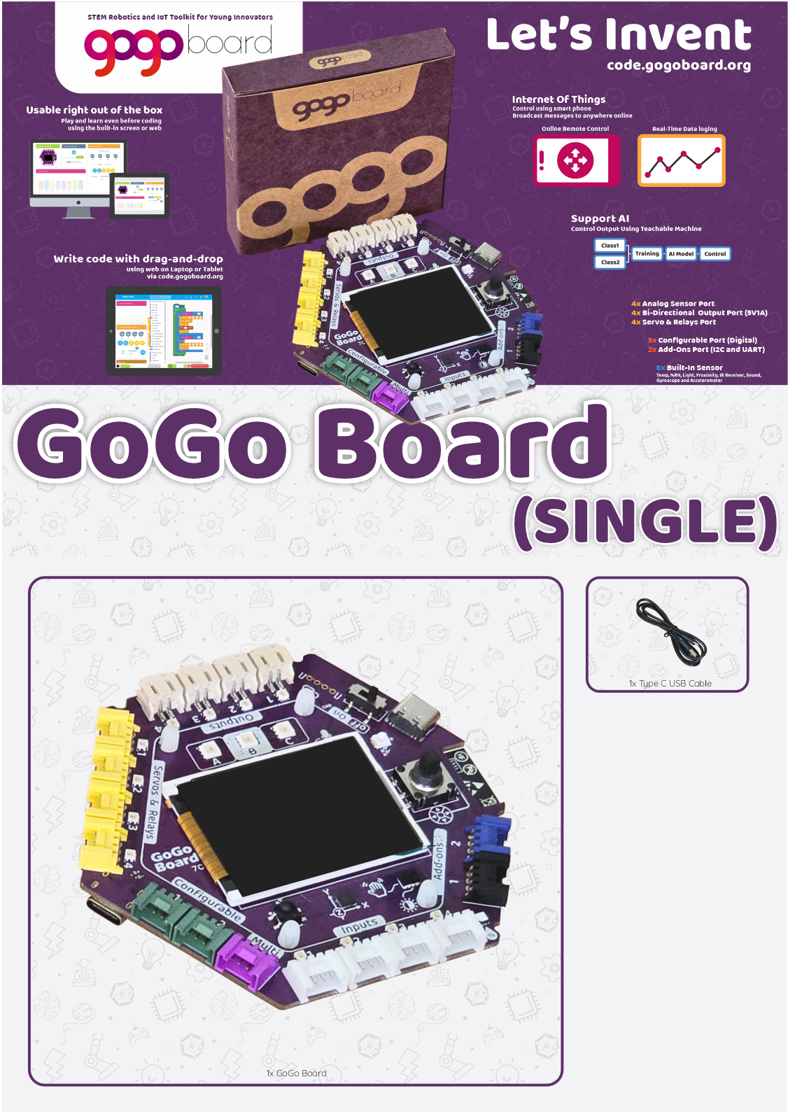 GoGo Board - ชุดหุ่นยนต์ส่งเสริมการเรียนรู้และความคิดสร้างสรรค์ ...