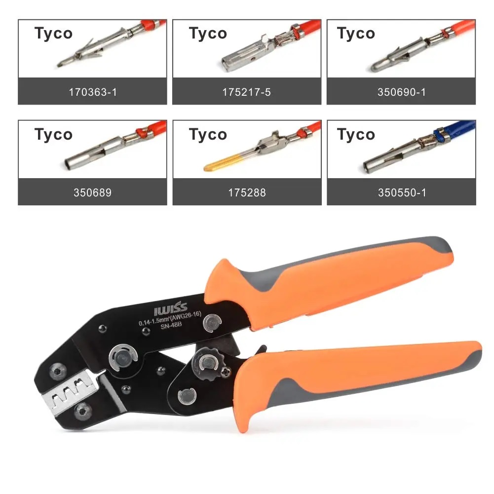 คีมย้ำหางปลา IWISS SN-01BM SN-03BM SN-28B SN-48B สินค้าอยู่ไทยพร้อมส่ง | Shopee Thailand