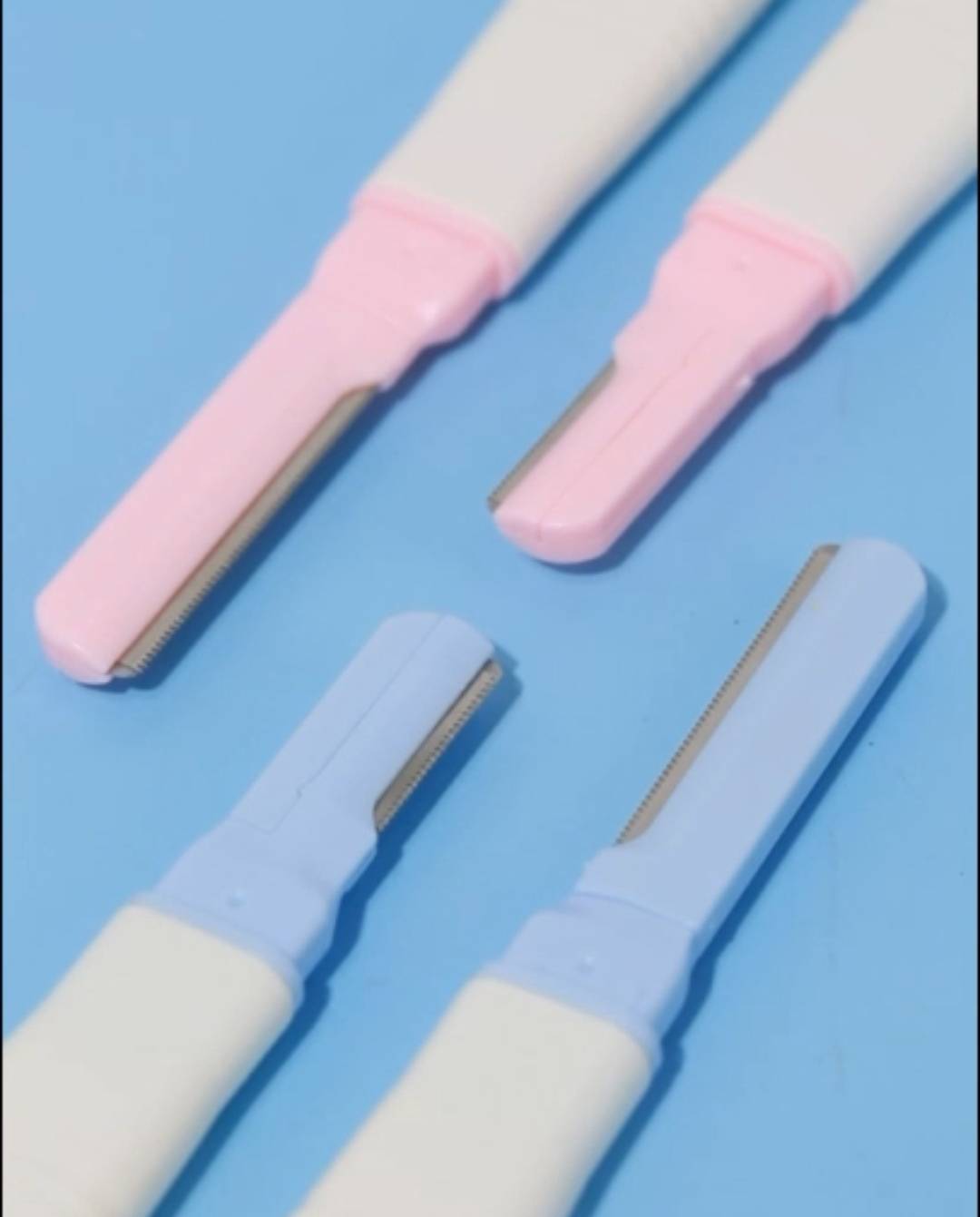 obuse BB-101 eyebrow 2in1 มีดโกนกำจัดขนคิ้ว2หัว ด้านใบสั้นและด้านใบยาว ...