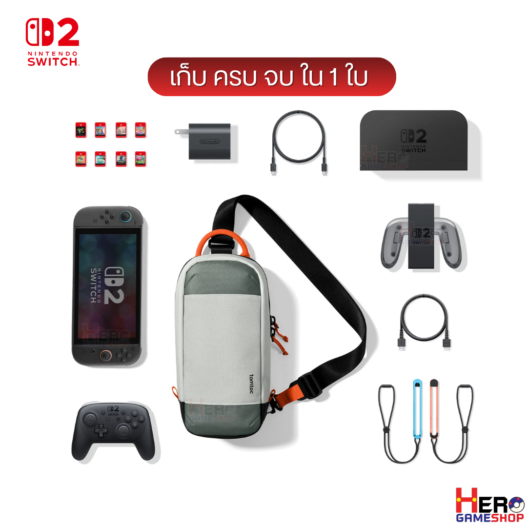 Tomtoc Gameon-G49 Travel Bag กระเป๋า Switch 2 🎒ปกป้องมั่นใจ 360 องศา ...