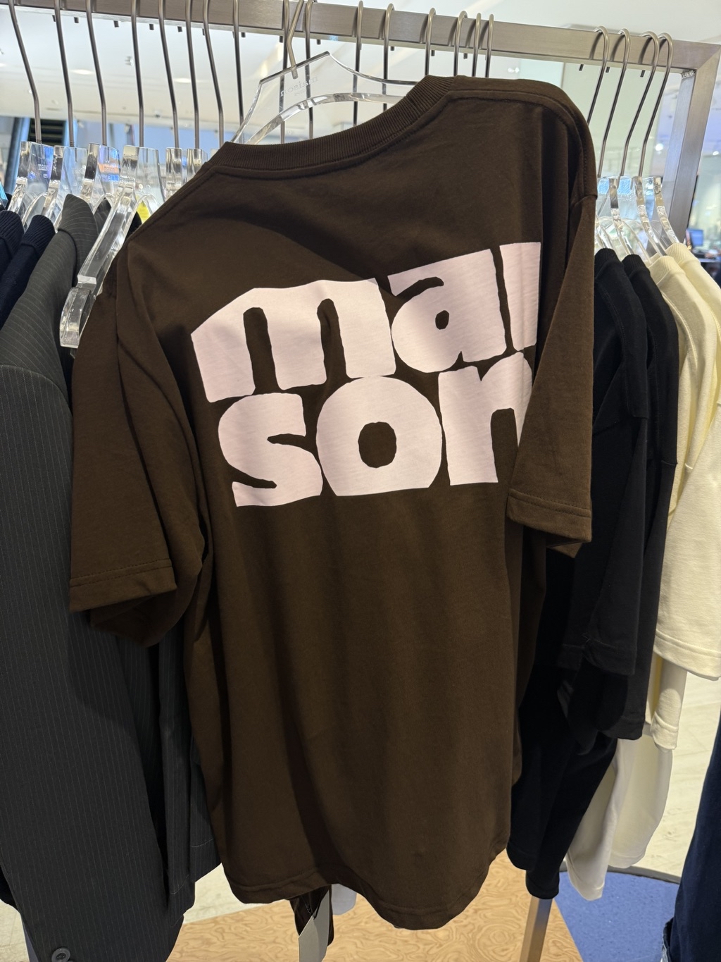 🤎🐻Maison KEEPS | The Oversized Ink,Box and Bold Logo Tee | เสื้อยืด ทรง ...