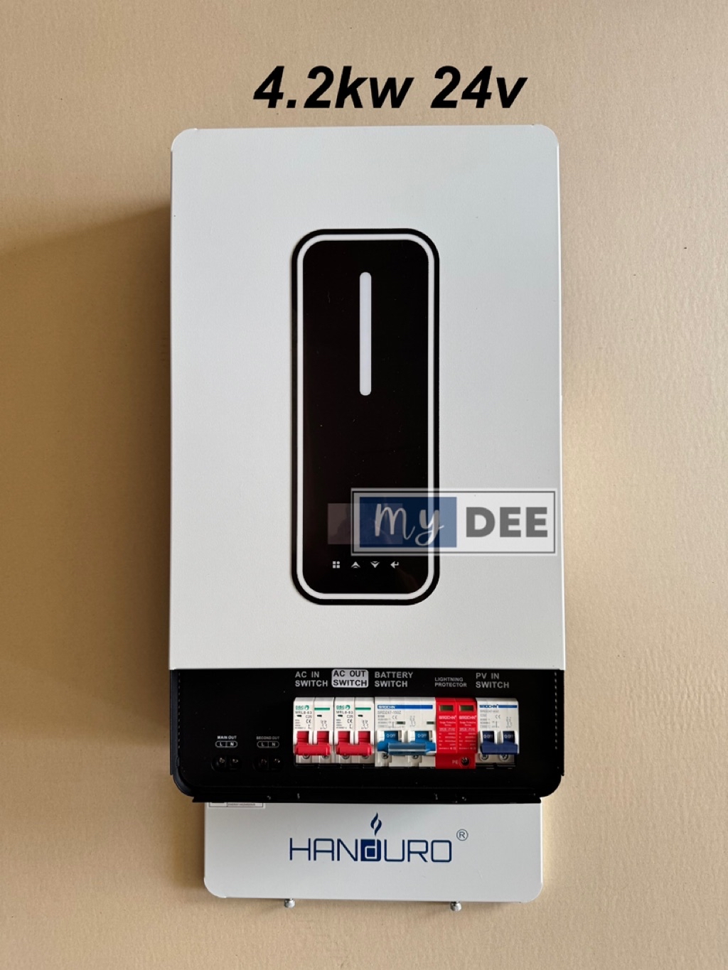 HANDURO อินเวอร์เตอร์ไฮบริดออฟกริด 24V-4.2KW-48V-6.2KW INVERTER HYBRID ...