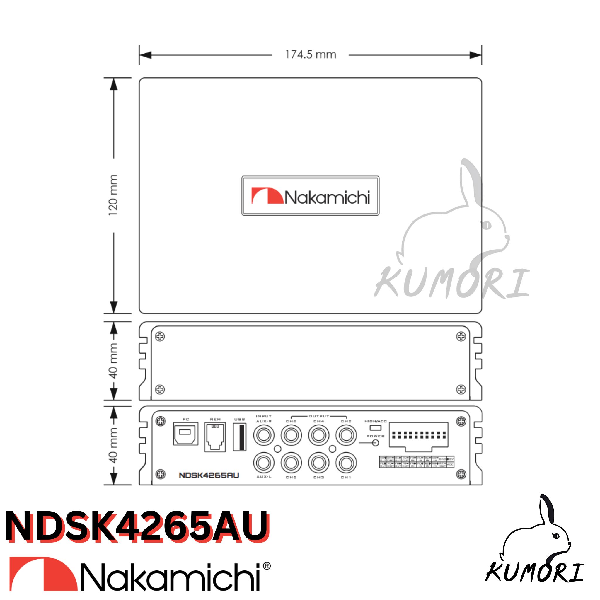 DSP ติดรถยนต์ ยี่ห้อ NAKAMICHI แท้!! มีใบรับประกัน รุ่น NDSK4265AU EQ 31แบรน DSP PROCESSOR ...
