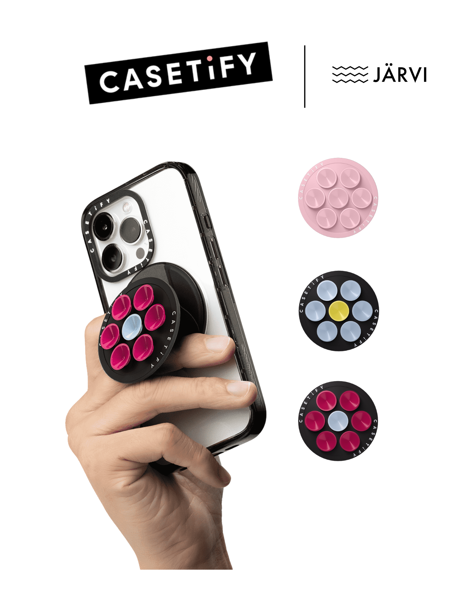 [ส่งทันที/พร้อมส่ง] CASETiFY | Snappy™ Snap & Stick Grip Stand [Grip ...