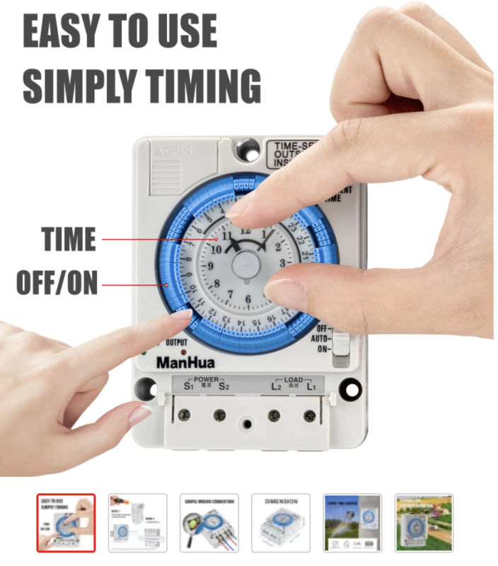 timer switch TB388 Timer Switch Automatic Time Switch 12V , 24V , 220V , 380V | Shopee Thailand