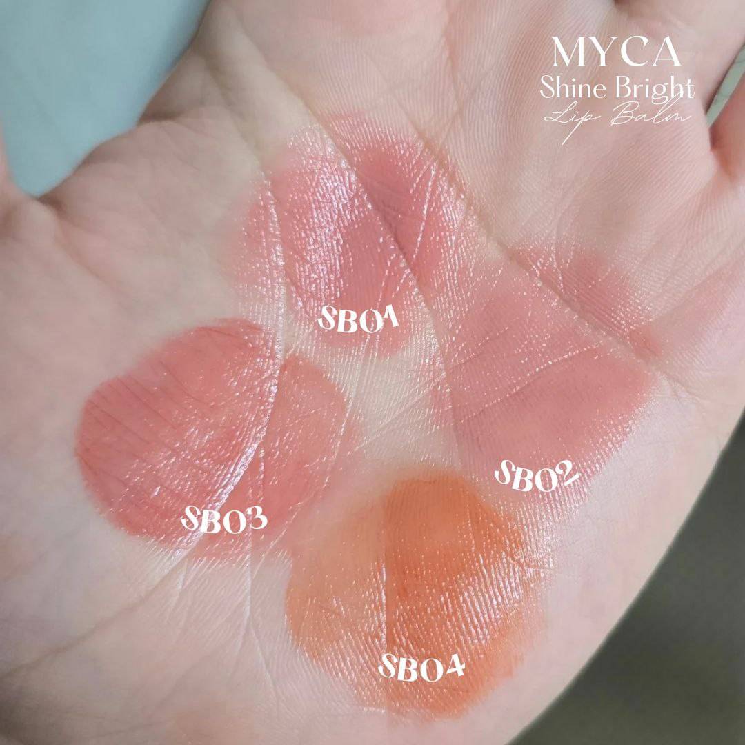 ลิปmyca ลิปบาล์มใหม่จาก MYCA รุ่น myca shine bright lip ลิปเป็นเนื้อ ...