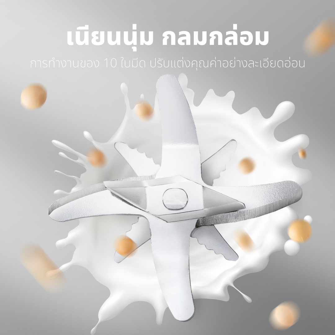 KASHIWA รุ่น BL-007 เครื่องปั่นน้ำธัญพืช เครื่องทำนมถั่วเหลือง เครื่องทำน้ำเต้าหู้ เครื่องบด ...