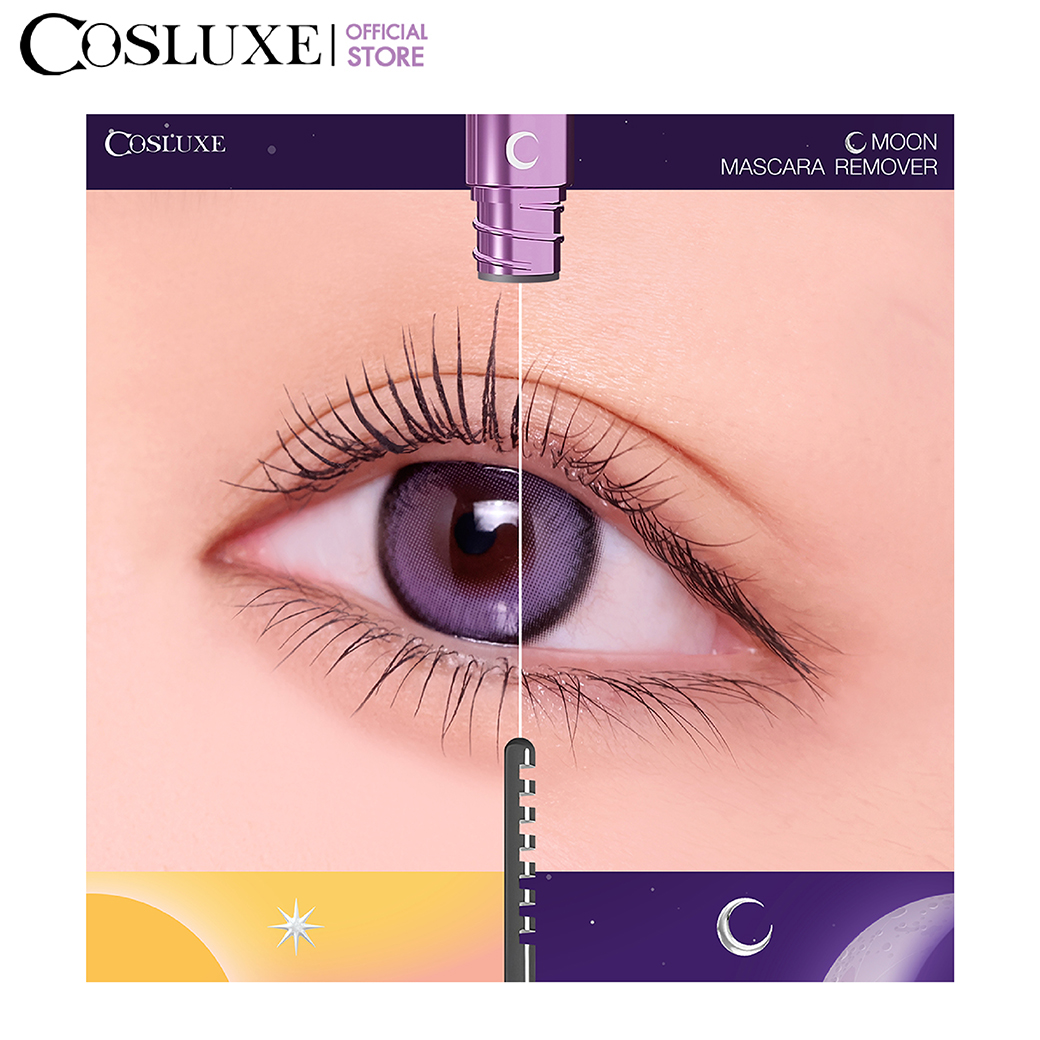 COSLUXE SUN LASH LIFT-UP MASCARA มาสคาร่า หัวแปรง 2 in 1 ดีไซน์พิเศษ ขน ...