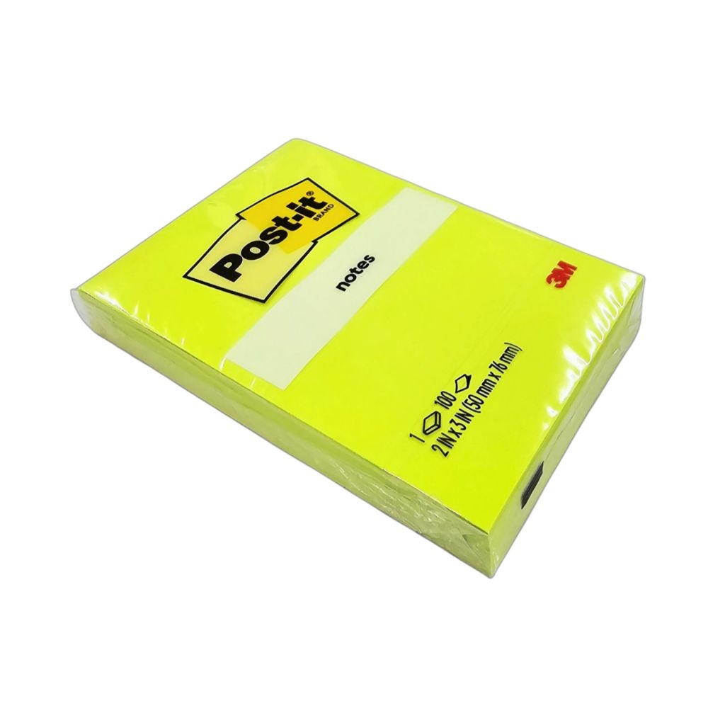 3M Post-it กระดาษโน้ตมีกาวในตัว ขนาด 2x3 นิ้ว (50x76 มม.) รุ่น 656 ...