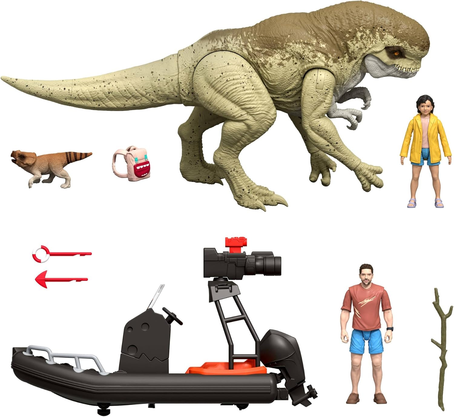Jurassic World Rebirth Distortus Rex Island Escape Set | Shopee Thailand