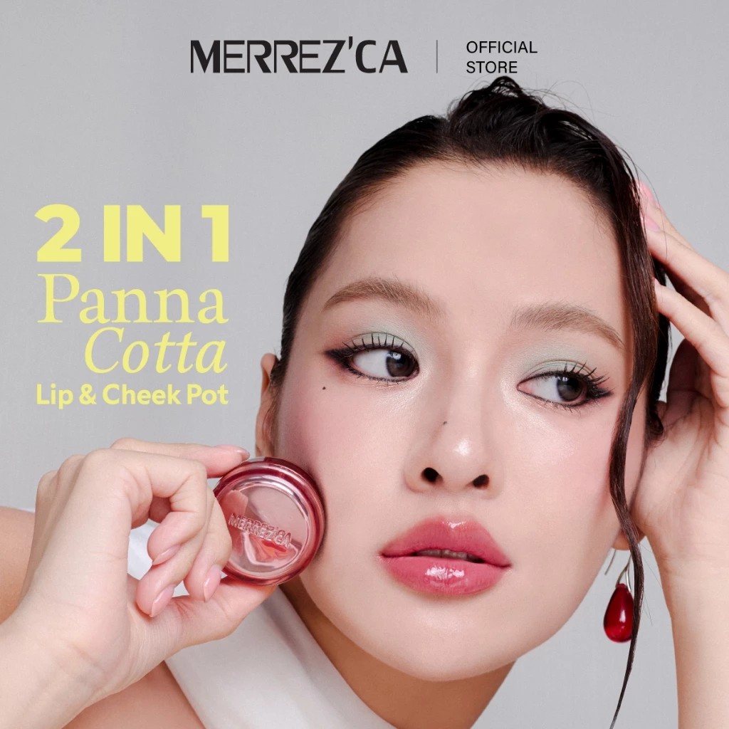 Merrezca Panna Cotta Lip & Cheek Pot เมอร์เรซกา พานา คอตต้า ลิป แอนด์ ...