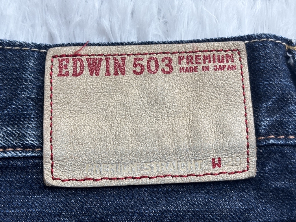 กก66 มือสอง กางเกงยีนส์ขาสั้น EDWIN 503 PREMIUM STRAIGH JEANS | Shopee Thailand