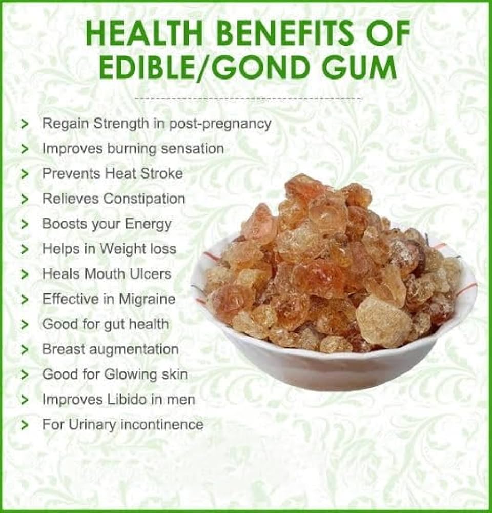 Gond Katira Tragacanth Gum Pure Organic |Cooling Properties | 100% ...