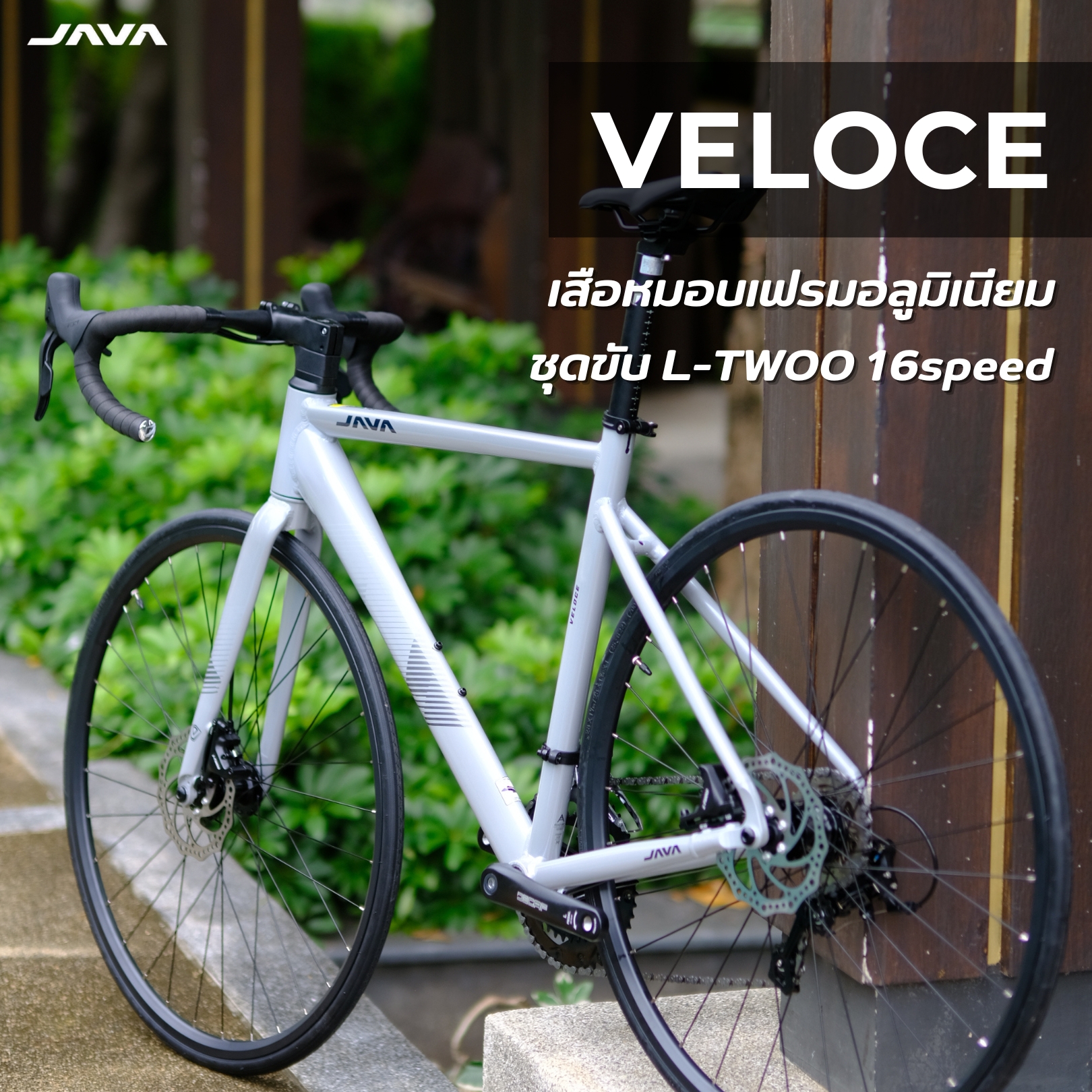 เสือหมอบ JAVA VELOCE เกียร์ L-TWOO 16speed ** ระบบดิสเบรคน้ำมันไฮดรอลิค ...