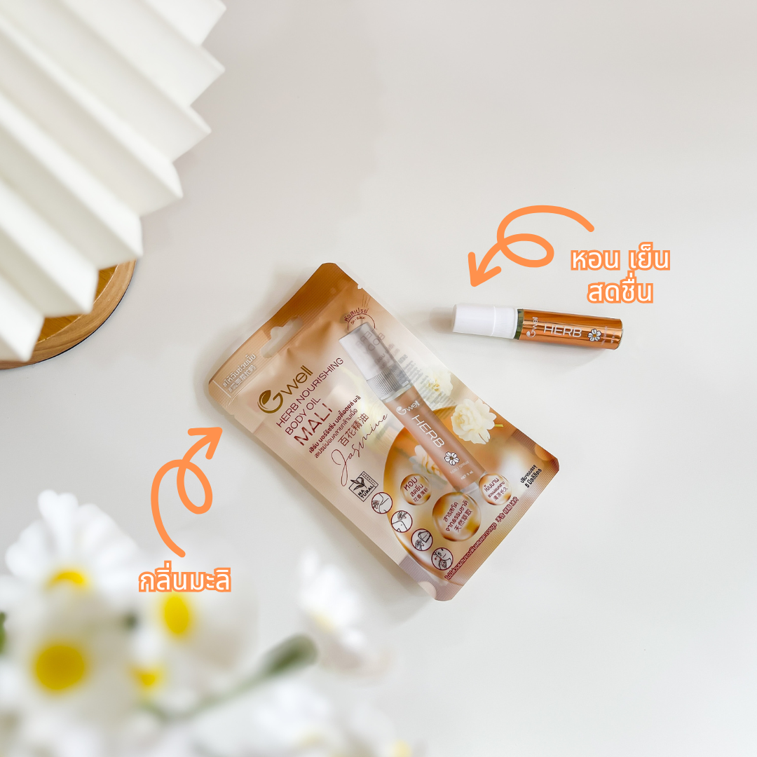 สเปรย์ Gwell น้ำมันนวดผ่อนคลาย ผลิตจากสารสกัดจากธรรมชาติ กลิ่นหอม เย็น ...