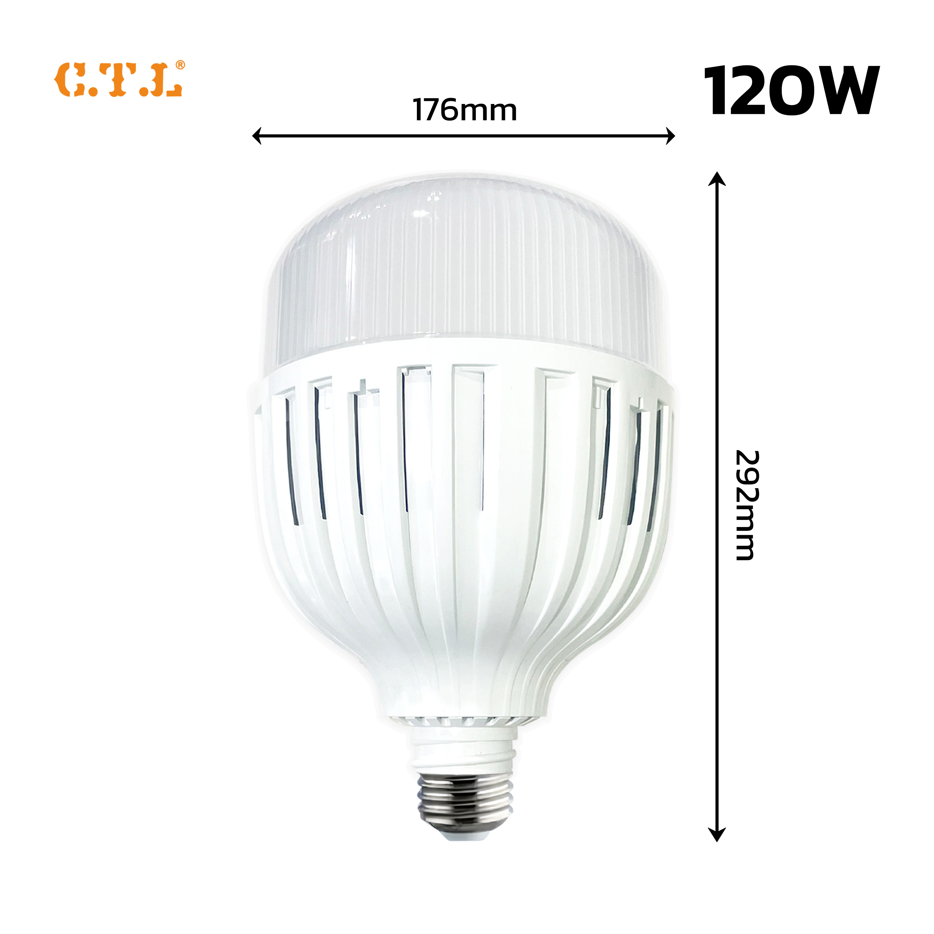 CTL หลอดไฟตุ้ม โซล่าเซลล์ LED ขนาด 100-150วัตต์ ขั้ว E27 | Shopee Thailand