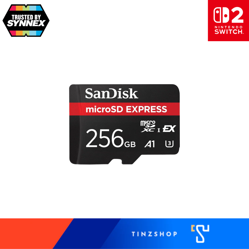 [ส่งด่วน] [Synnex] SanDisk Express 256GB PCIe NVMe Memory Card , SD Card Mario 256 GB ใช้งานกับ ...