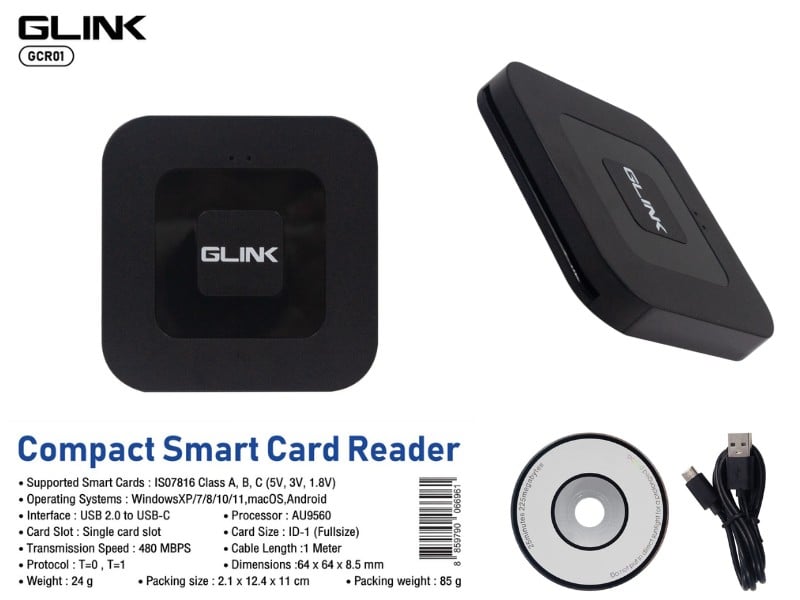 เครื่องอ่านบัตรประชาชน USB 2.0 Smart card reader เครื่องอ่านบัตรประชาชน ...