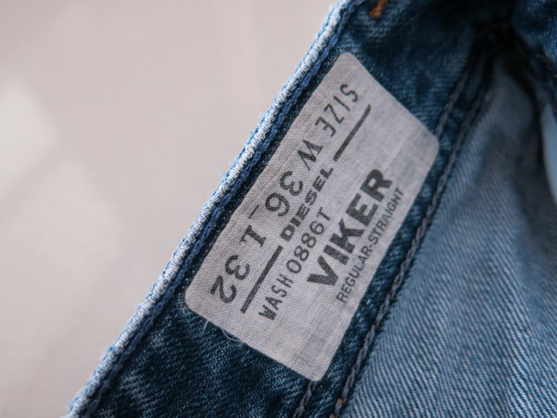 DIESEL VIKER 886T MADE IN ROMANIA (ของแท้) แต่งเซอร์เดิมๆ วัดจริงเอว 38 ...