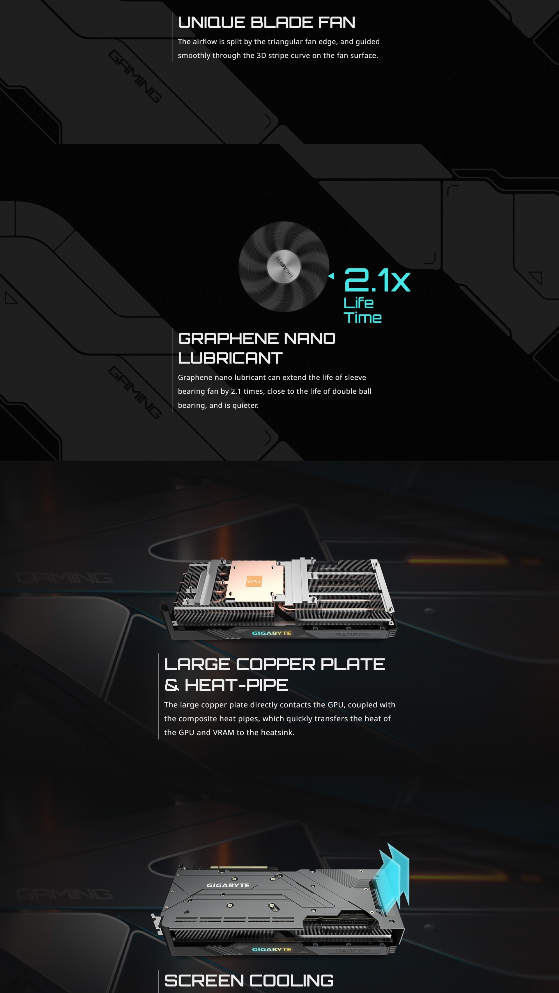 GIGABYTE Radeon RX 7700XT GAMING OC 12G (VGA Card) GV-R77XTGAM OC-12GD ...