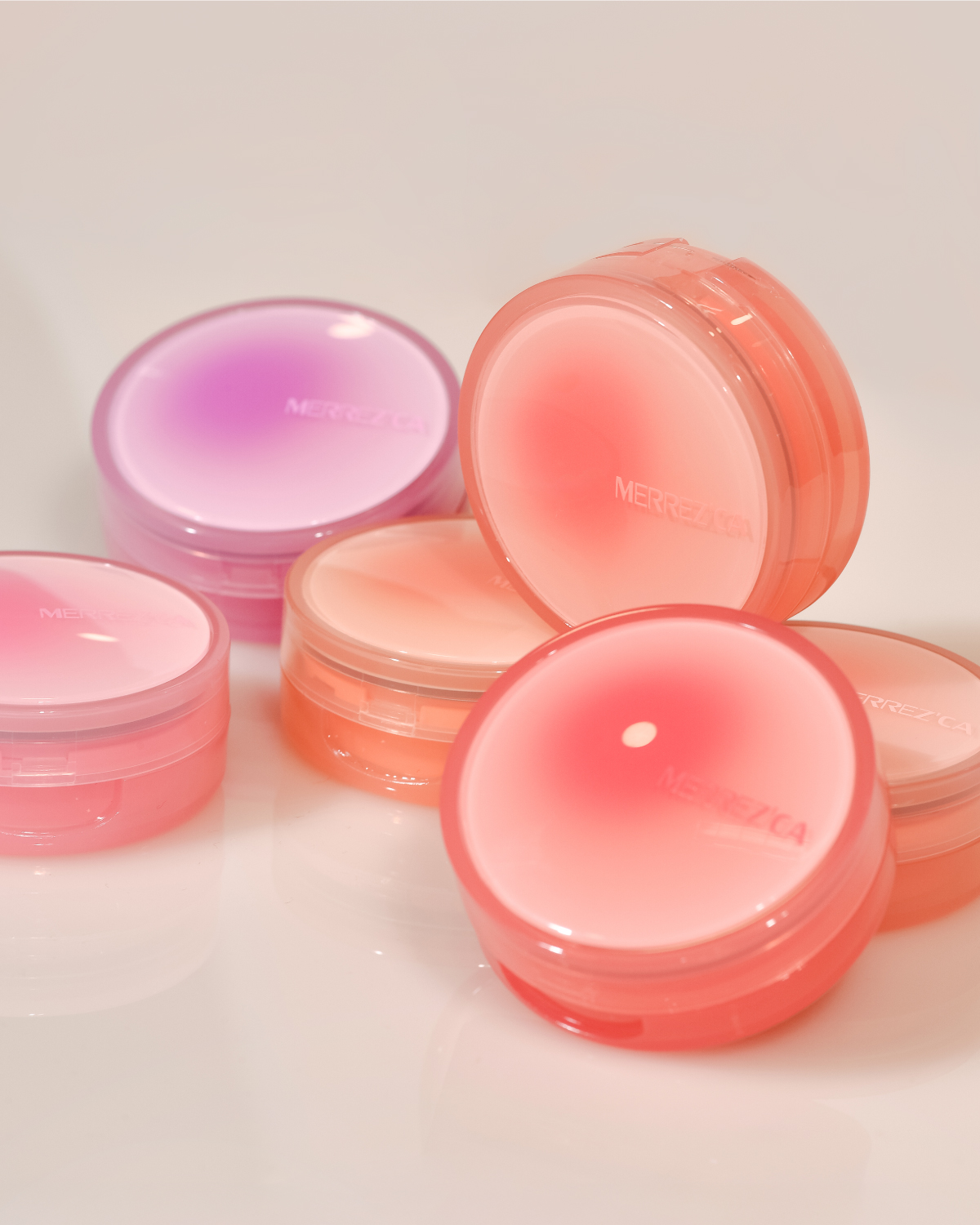 Merrezca velvet touch cushion blusher บลัชออนคุชชั่น บำรุง X4 ให้ผิวโกล ...