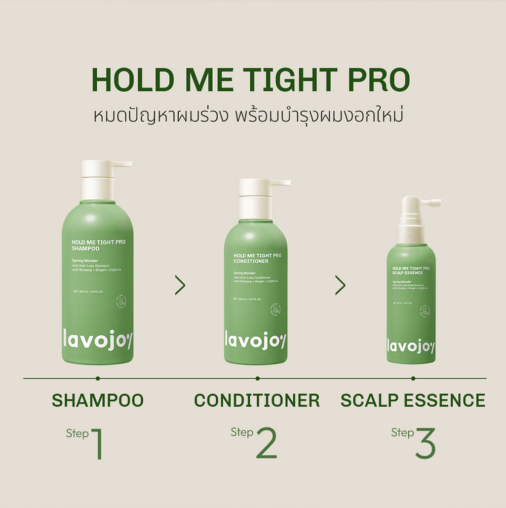lavojoy Hold Me Tight Pro Scalp Essence Spring Wonder 60ml. เซรั่มบำรุง ...