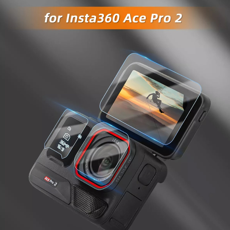 Telesin Tempered film kit for Insta360 ACE PRO 2 | Shopee Thailand